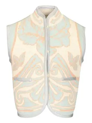 FORTE_FORTE Peony My Love Vest - Blue