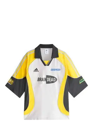 ADIDAS ORIGINALS X BRAIN DEAD Football T-shirt - Silver