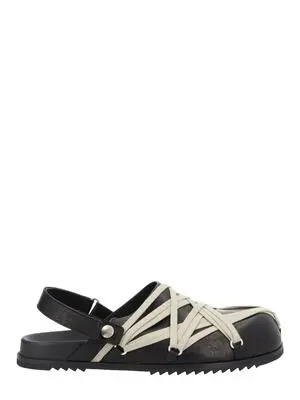 Rick Owens Mule Megalace - Black