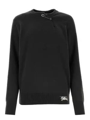 Burberry Anthracite Cashmere Sweater - Gray