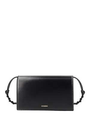 JIL SANDER Tangle Wallet With Logo - Black