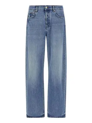 Jacquemus Le De-nime Droit Straight Leg Jeans - Blue