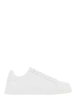 Dolce & Gabbana Portofino Leather Sneakers - White