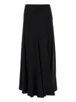 Chloé Satin Skirt - Black