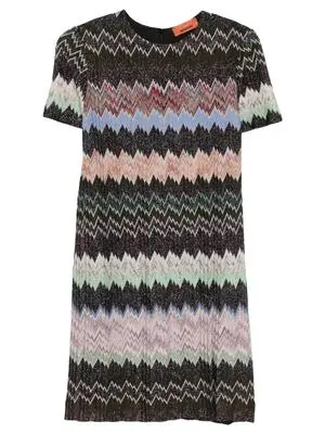 Missoni Short Zig Zag Dress - Multicolor