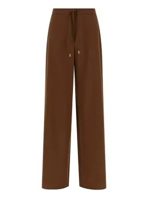 MAX MARA MAX MARA STUDIO Wool Wide-Leg Trousers
