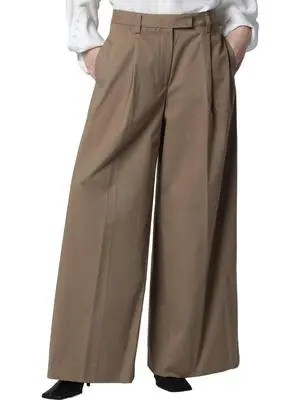 THELATEST Cognac Cotton Deva Trousers - Brown