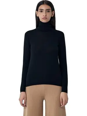 Max Mara MAX MARA Wool Turtleneck Sweater Black