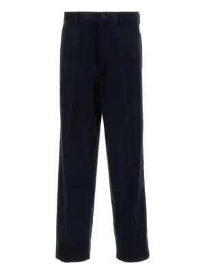 Prada Midnight Corduroy Trousers - Blue