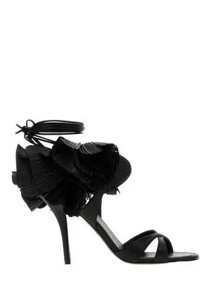 SALVATORE FERRAGAMO Salvatore Leather Estrella 95 Sandals