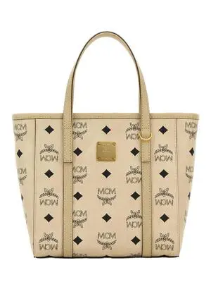 Mcm Printed Canvas Mini Tony Handbag - Multicolor