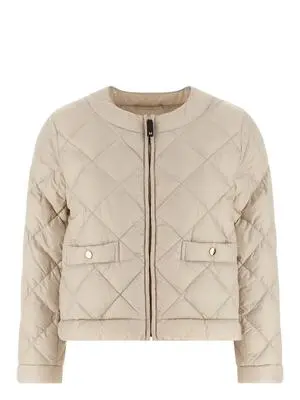 Max Mara Quilted Jacket - Cream