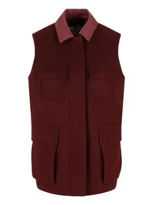 Max Mara Aeroso Sleeveless Coat In Wool, Alpaca, And Cashmere - Multicolor