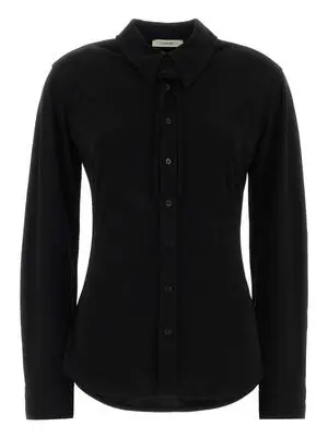 LEMAIRE Viscose Shirt - Black