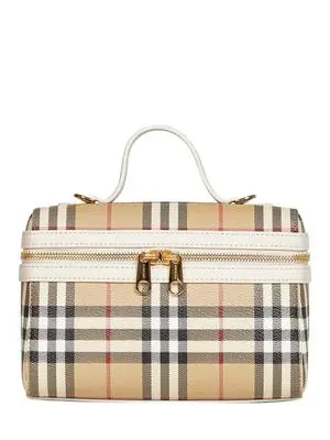 Burberry Vanity Check Handbag - Multicolor