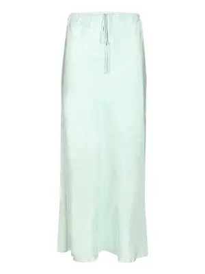 FORTE_FORTE Midi Skirt With Drawstring Waist - Blue