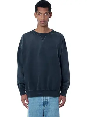 MAISON MARGIELA Cotton Jersey Sweatshirt - Blue