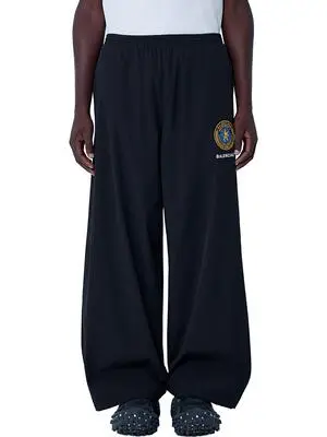 Balenciaga Logo Motif Track Pants - Black