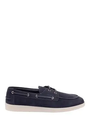 Prada PRADA Suede Boat Shoes Multicolor