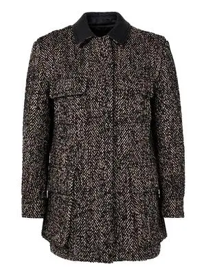 Max Mara Angio Virgin Wool Coat - Multicolor