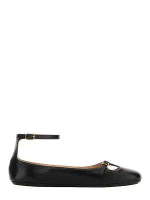 CHLOÉ CHLOE Leather Misty Ballerinas
