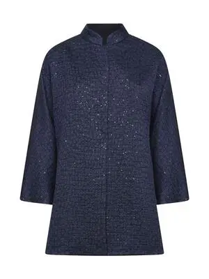 Giorgio Armani Single-breasted Sequin Jacket - Multicolor