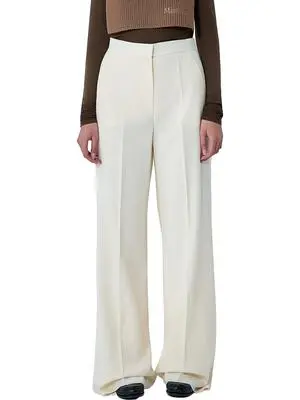 Max Mara High-rise Tailored Wool Grain-de-poudre Pants - Multicolor