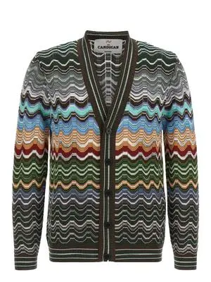Missoni Chevron Pattern V-neck Cardigan - Multicolor