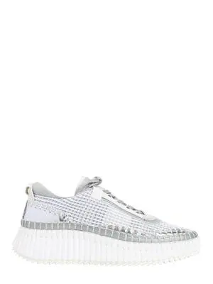 Chloé Nama Sneakers - Silver