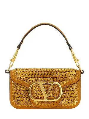 Valentino Garavani Small Locò Shoulder Bag - Gold