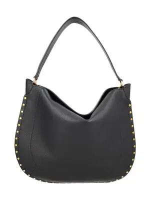 Isabel Marant Étoile Oskan Studded Hobo Bag - Black