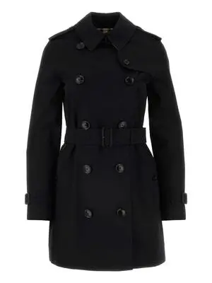 Burberry Cotton Trench Coat - Black