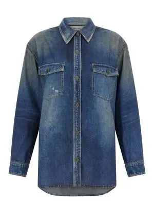 GOLDEN GOOSE Patty Shirt - Blue
