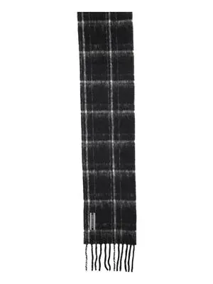 Our Legacy Wide Relaxed Fit Linen Blend Trousers - Black