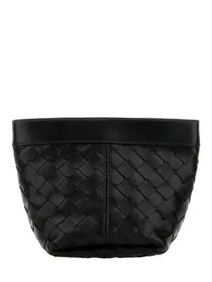 Bottega Veneta Small Flip Flap Pouch - Black