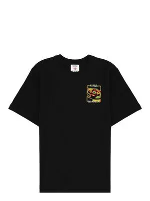 Casablanca T-shirt With Print - Black
