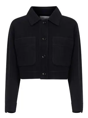 Max Mara Double Jersey Cropped Jacket - Multicolor