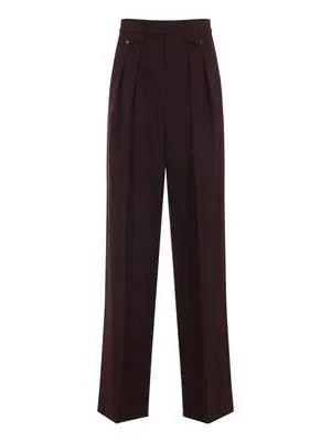 CHLOÉ Chloe Wool Wide Leg Pants