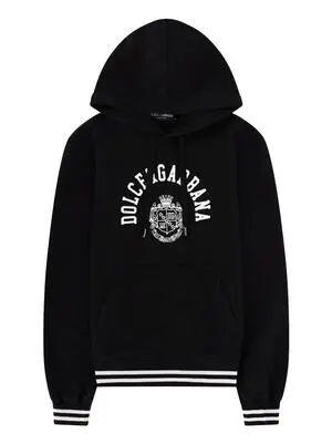 Dolce & Gabbana Logo Hoodie - Black