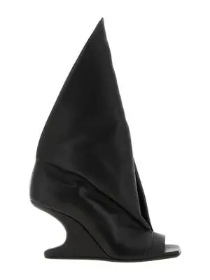 Rick Owens Cantilever 8 Strutter Sandals - Black