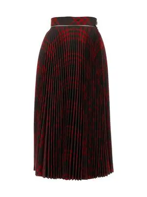 Burberry Embroidered Jersey Skirt - Multicolor