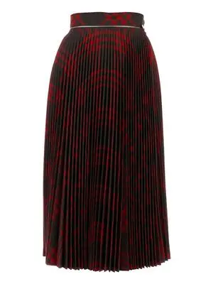 Burberry Embroidered Jersey Skirt - Multicolor