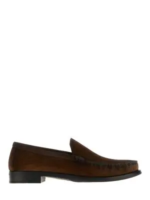 Prada Suede Loafers - Brown