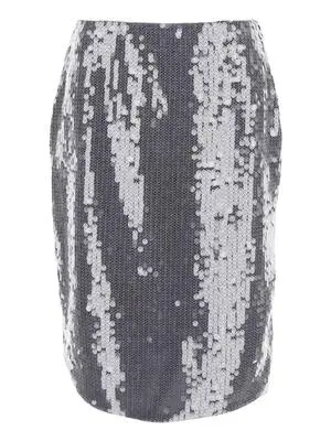 ROTATE BY BIRGER CHRISTENSEN ROTATE Sequin Embellished Pencil Skirt