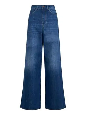 Chloé CHLOE Wide-Leg Denim Jeans Multicolor