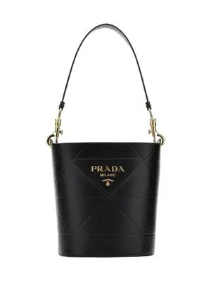 PRADA PRADA Vitello Leather Bucket Bag
