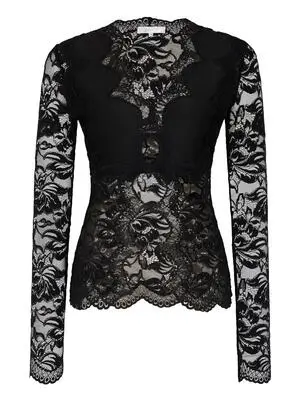 Rabanne Rabanne Lace Top Black