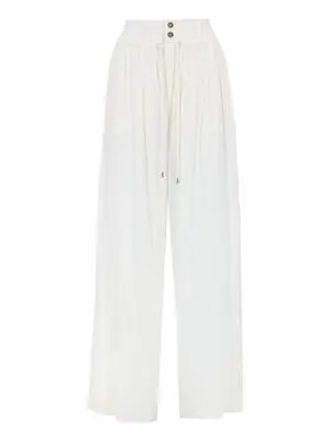 Isabel Marant Étoile Inaya Wide Leg Pants - White