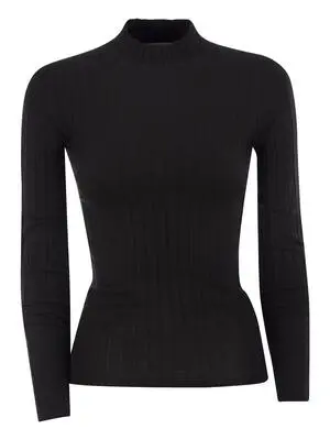 BRUNELLO CUCINELLI Brunello Cucinelli Lightweight Cashmere And Silk Broad Rib Sweater