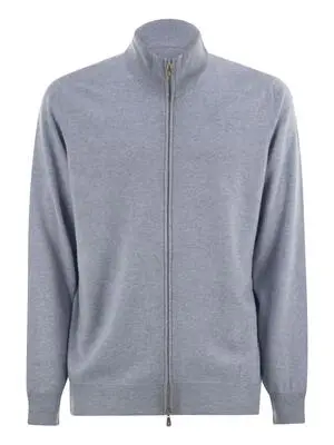 BRUNELLO CUCINELLI BRUNELLO CUCINELLI High-Necked Zip-Up Cashmere Cardigan